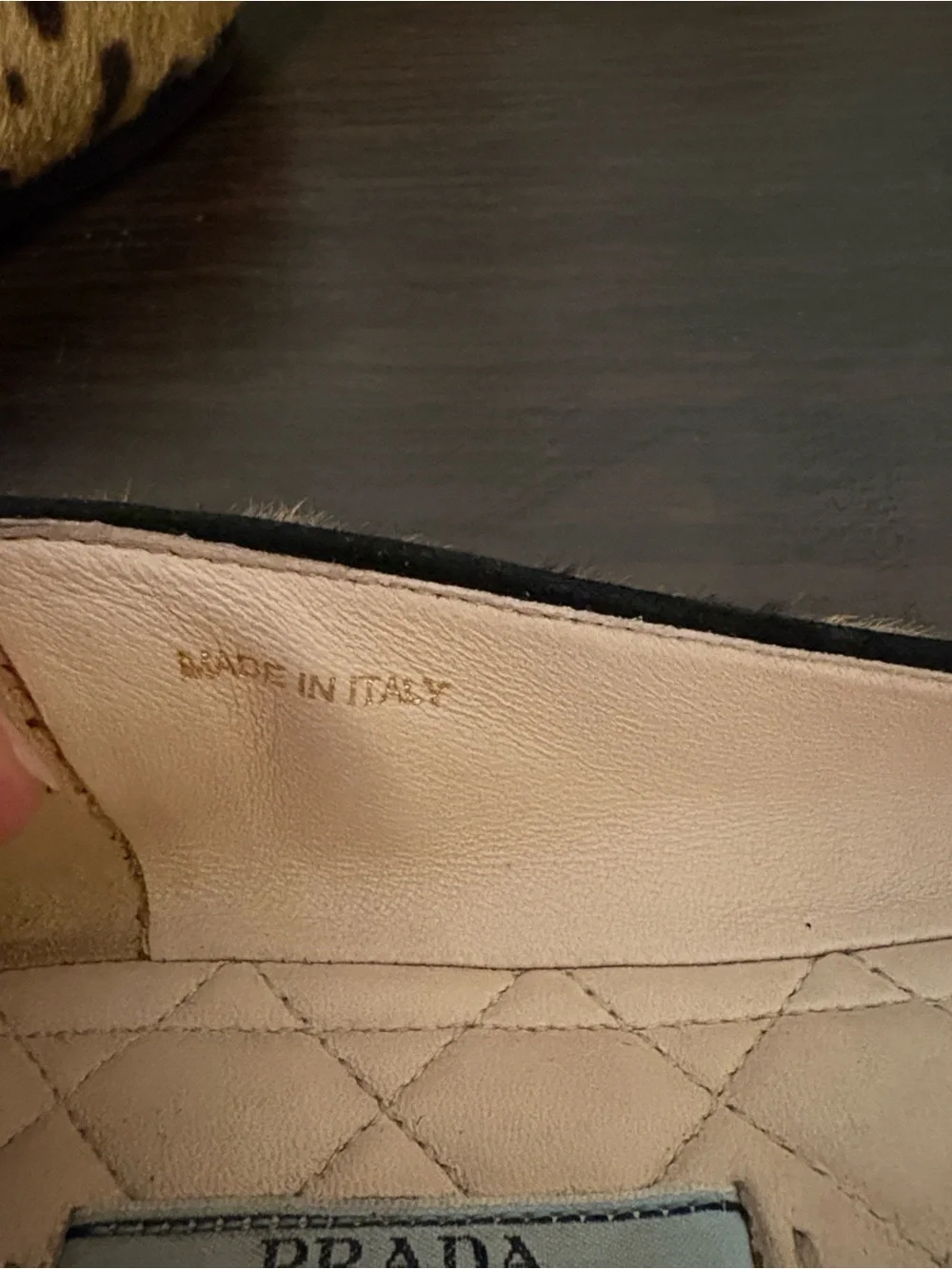 Prada | Shoes | Prada Calfskin Loafers In A Bold Leopard Print Tan And ...
